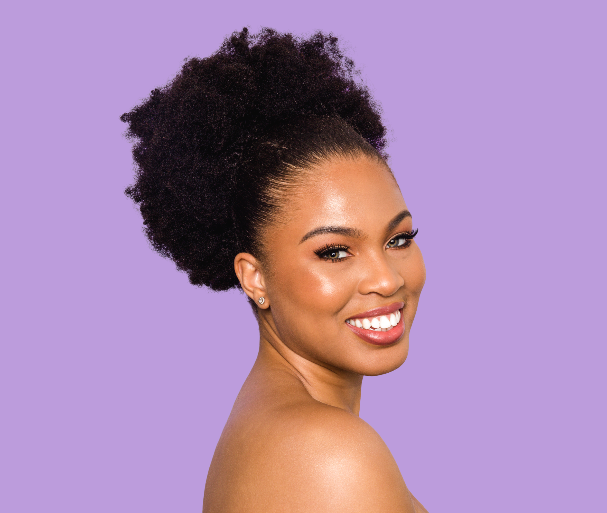 Drawstring Kinky Straight Ponytails & Afro Kinky Curly Puffs
